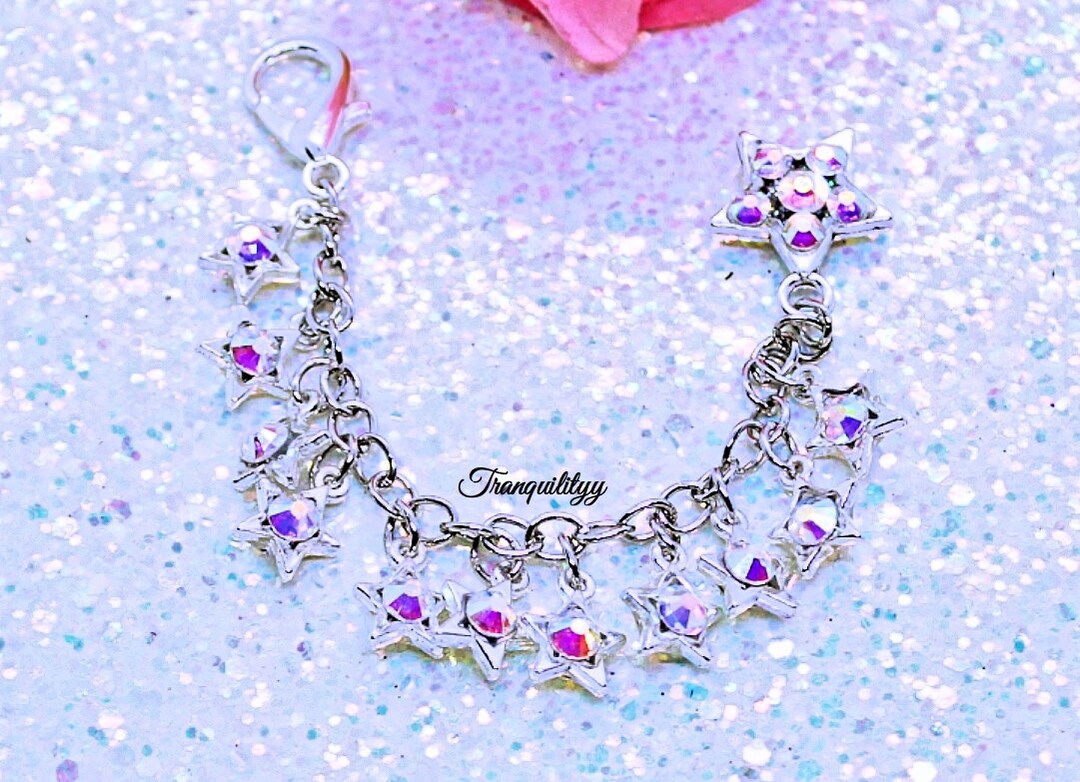 Crystal Planner Charm, Star Dangle Planner Charm, Bookmark Charm ...