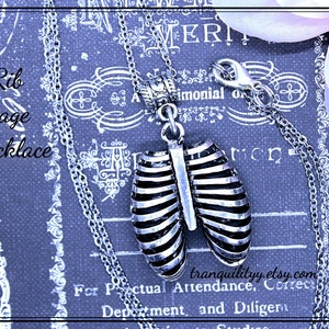 Rib Cage Necklace , 3D Rib Cage Key Chain, Respiratory Therapist Gifts ...