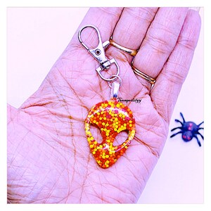 Alien Charm/ 14 Sweet Alien Head Sprinkle Purse Charm / Candy Sprinkle ...