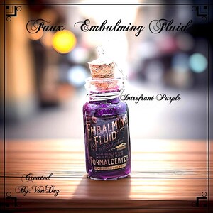 Embalming Fluid Bottle Keyring/mortician Gift/graveyard Jewelry/dark ...
