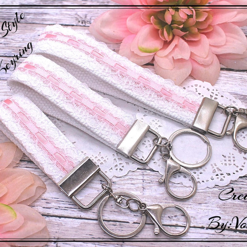 Lace Keychain - Etsy