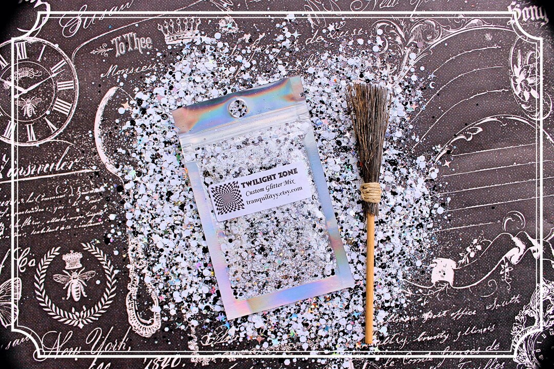 Twilight Zone Halloween Glitter: Custom Witchy Resin Nail Glitter - Etsy