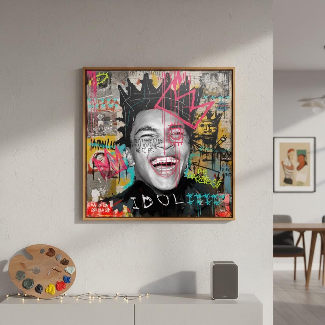 Muhammad Ali Graffiti Art | Urban Boxing Canvas Print - Etsy