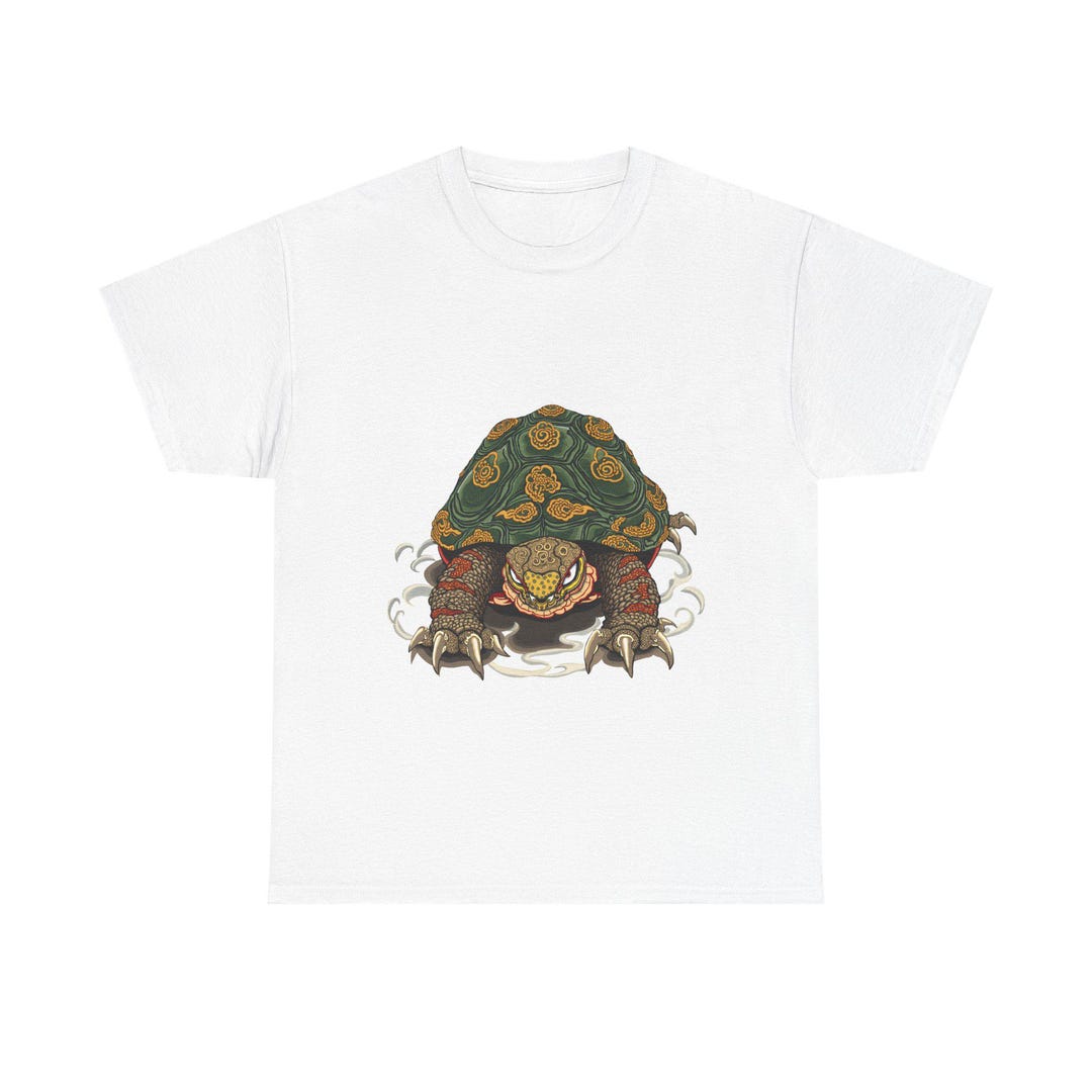 Mythical Turtle Spirit T-shirt - Japanese Sacred Beast Inspired by ...
