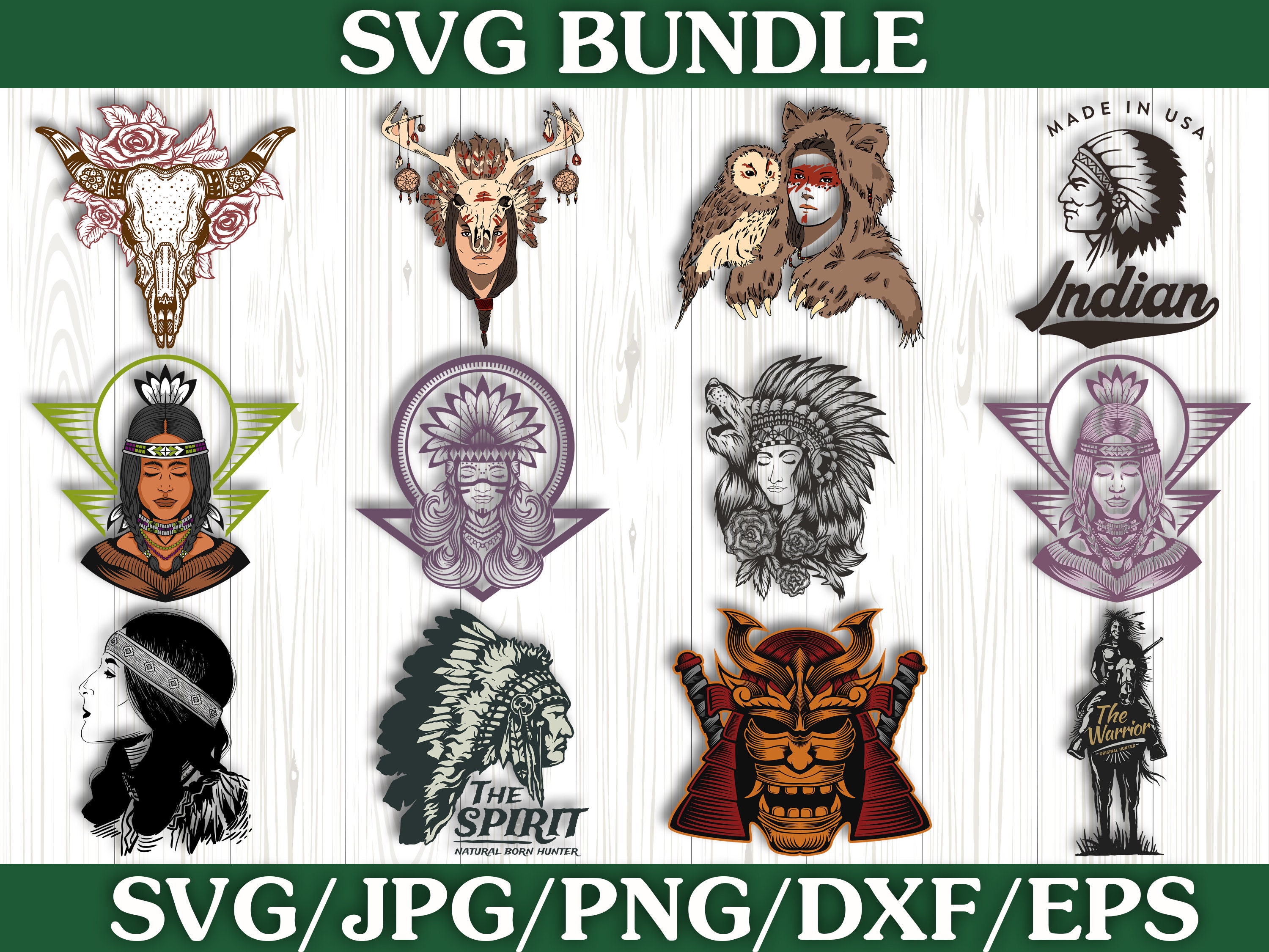 Native SVG Bundle, Native Digital SVG Bundle, Native Digital Design ...