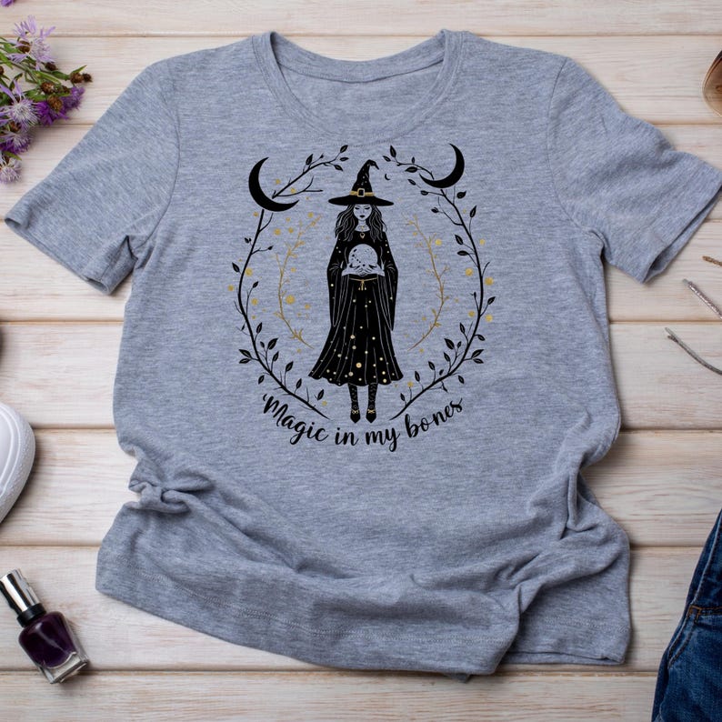 Magic in My Bones Witch SVG PNG | Halloween Digital Download | Spooky ...