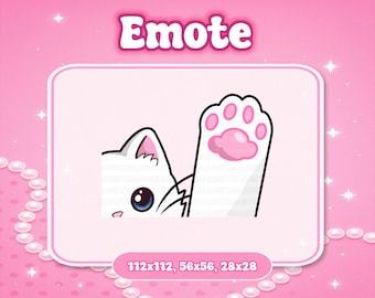 Kawaii Cat Paw Emote – Twitch/discord – Pink Paw Beans - Etsy