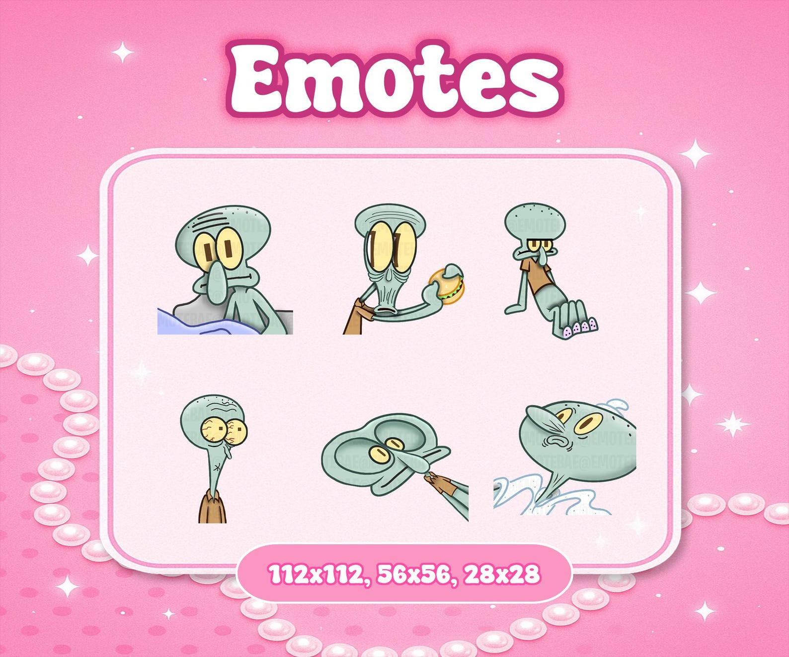 Squidward Meme Emotes – 6 Twitch/discord Emotes - Etsy