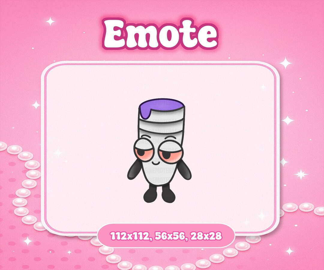 Purple Soda Plushie Emote: Chibi Drink, Kawaii Twitch/discord (digital ...