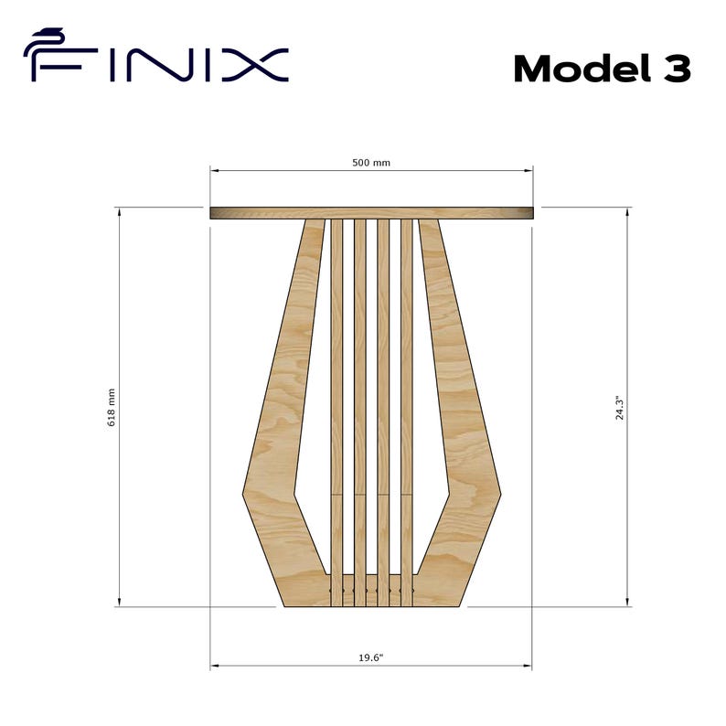 CNC Coffee Table Design Bundle – Modern Wood, No Glue (digital Download ...