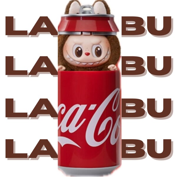 Labubu Coca Cola Keychain - Etsy