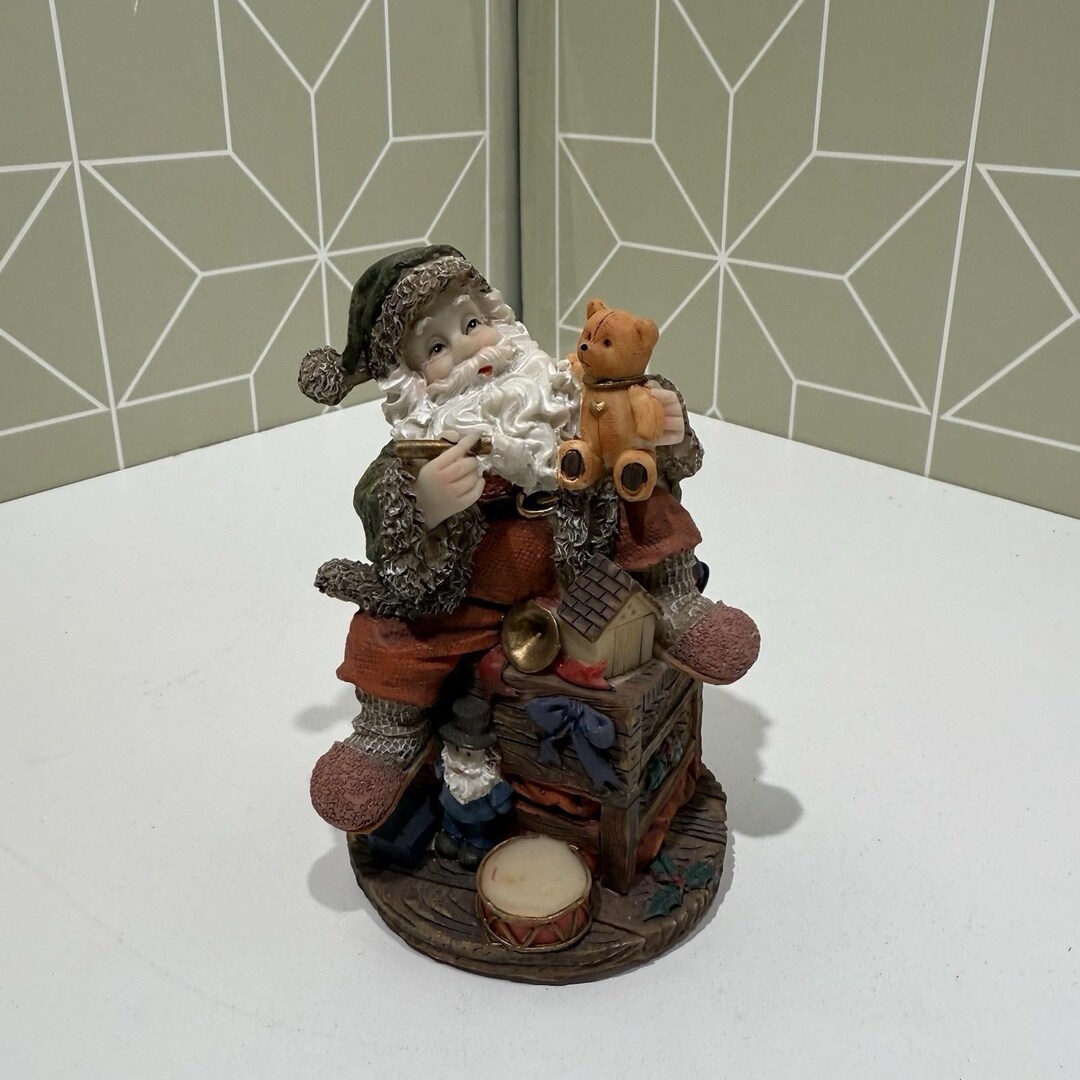 4.25" Vintage K's Collection Santa in Action Collection Figurine - Etsy