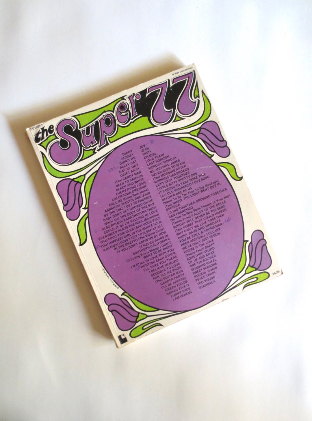 Groovy the Super 77 B Flat Instrument Book Retro 1970s Songs - Etsy