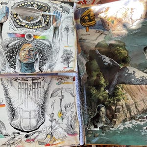 Native American Junk Journal Art Notebook Indigenous Keepsake Diary ...