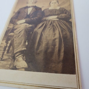 1800s Mormon Pioneer Couple Photograph Sepia Photo - Etsy