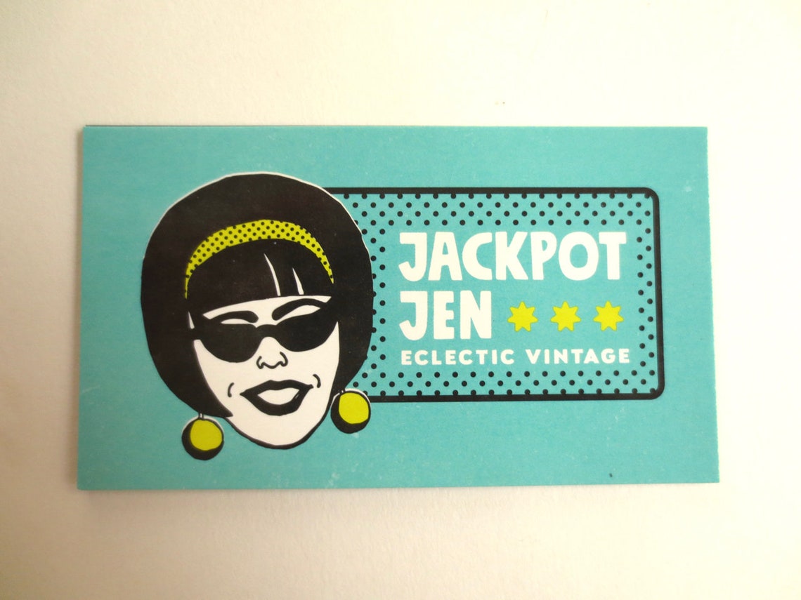 Jackpot Jen Vintage Magnet Fridge Magnet Retro Girl Kitchen | Etsy