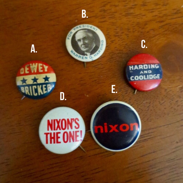 Political Button - Etsy