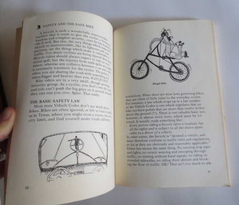 Bike Tripping by Tom Cuthbertson 1972 Paperback Wacky Bike - Etsy