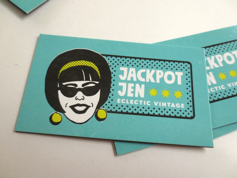 Jackpot Jen Vintage Magnet Fridge Magnet Retro Girl Kitchen | Etsy