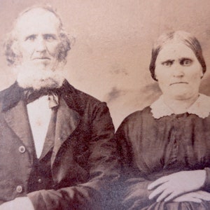 1800s Mormon Pioneer Couple Photograph Sepia Photo - Etsy