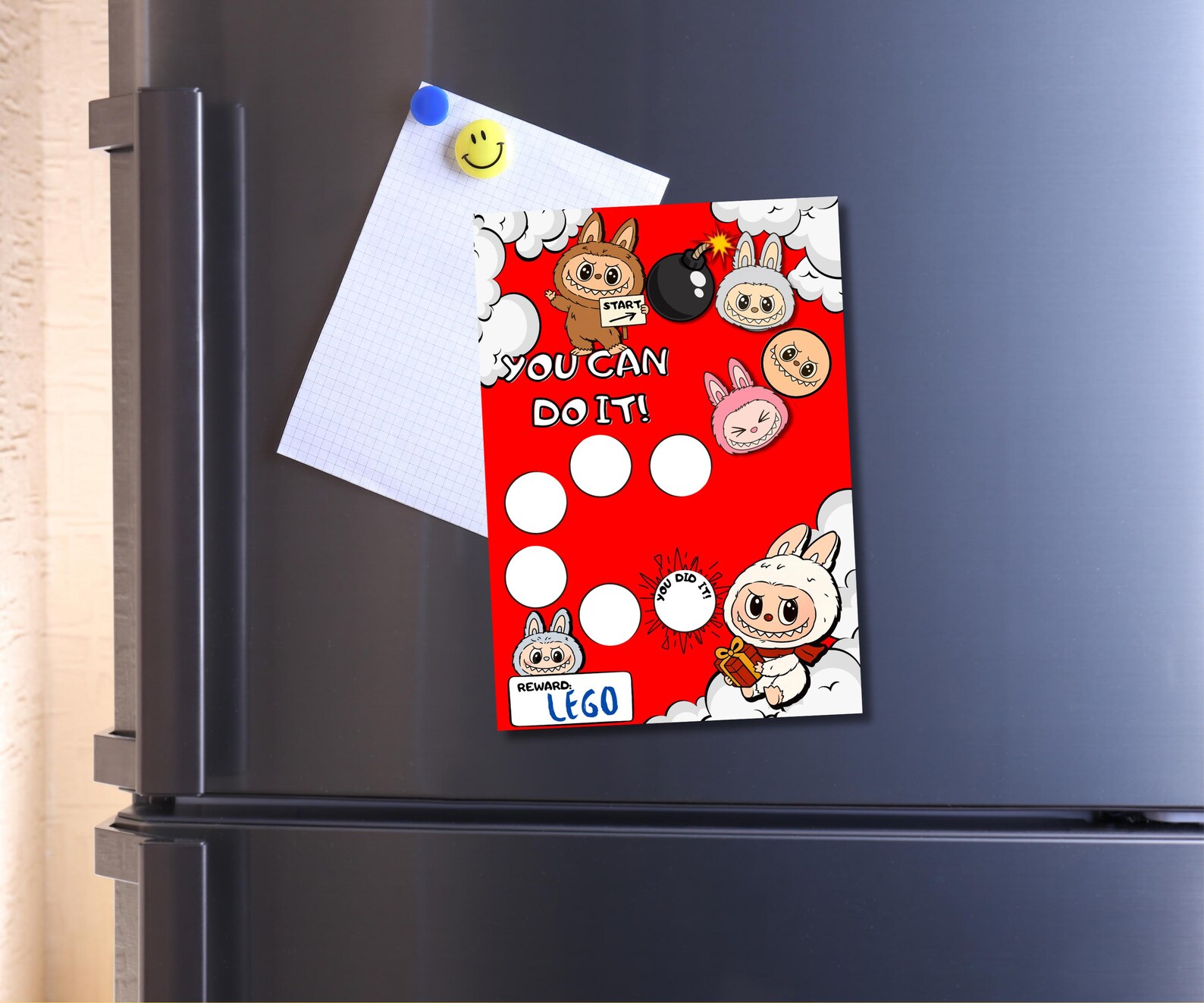 Labubu Reward Chart Printable | Encourage Good Behavior in Kids | Fun ...