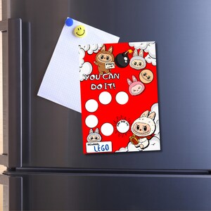 Labubu Reward Chart Printable | Encourage Good Behavior in Kids | Fun ...