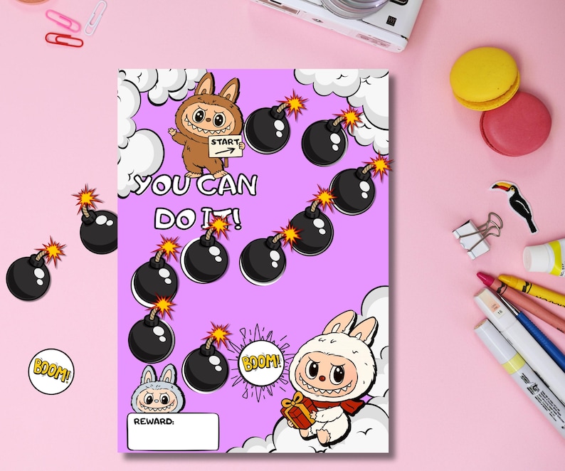 Labubu Reward Chart Printable | Encourage Good Behavior in Kids | Fun ...