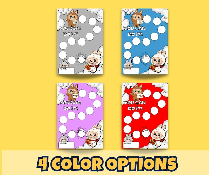 Labubu Reward Chart Printable | Encourage Good Behavior in Kids | Fun ...
