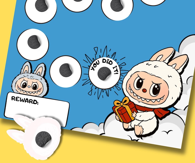 Labubu Reward Chart Printable | Encourage Good Behavior in Kids | Fun ...