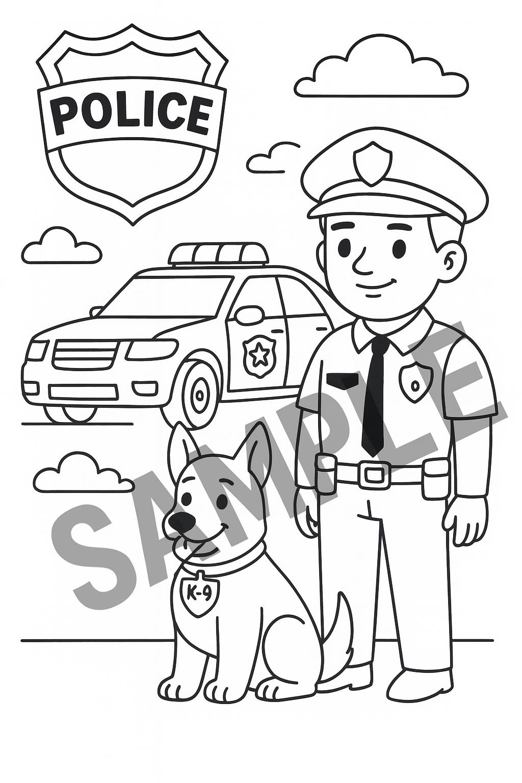 Meet the First Responders Coloring Book - Etsy