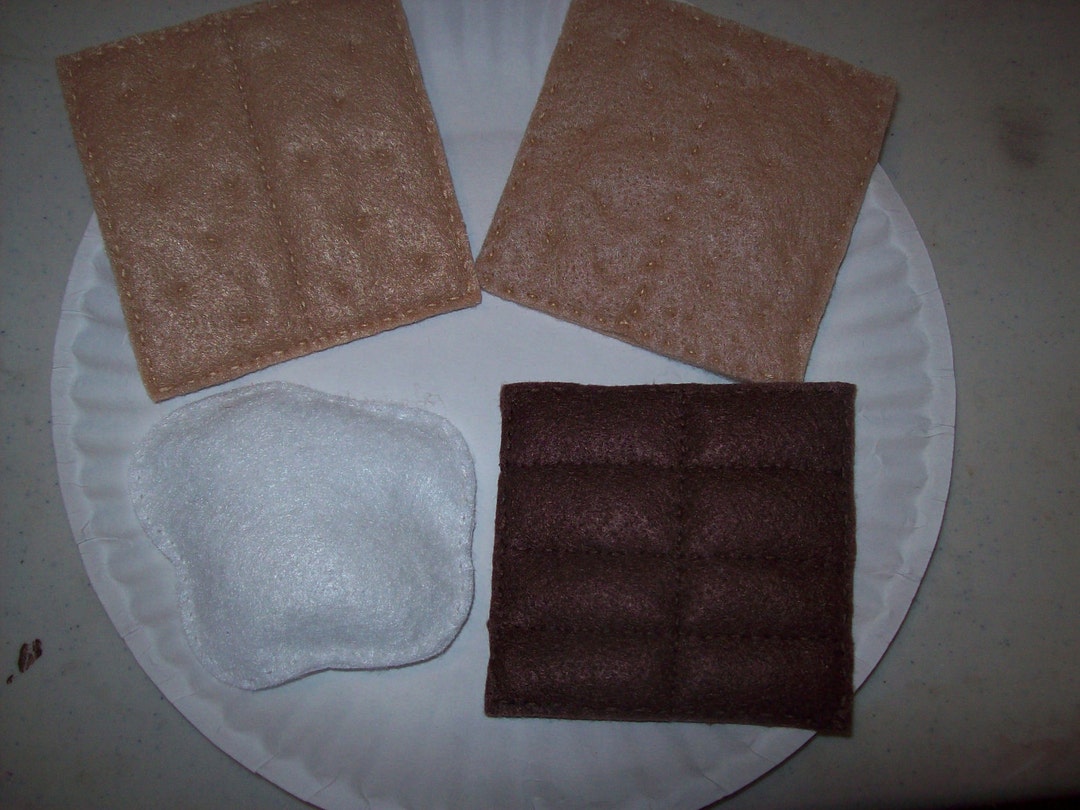 Smores Baking Set Felt Playfood - Etsy