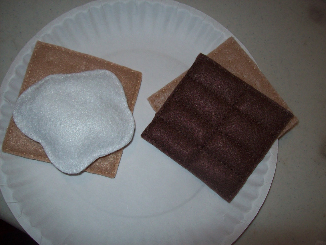 Smores Baking Set Felt Playfood | Etsy