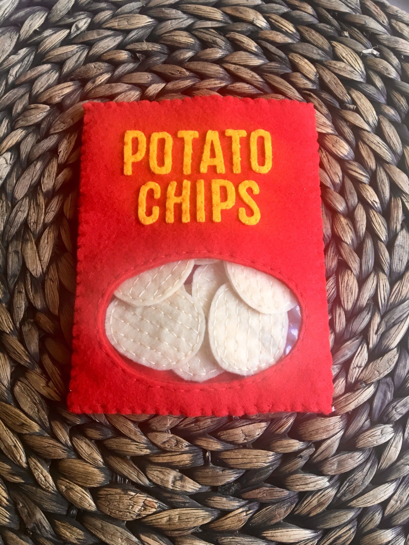 Felt Potato Chips in Bag - Etsy