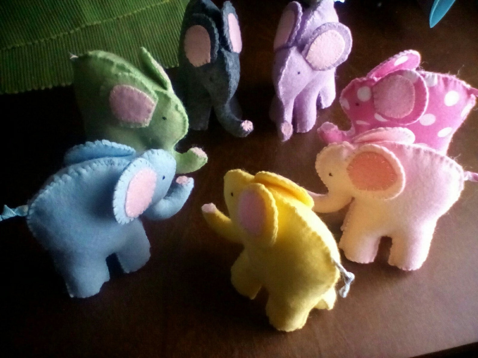 Felt Elephants | Etsy