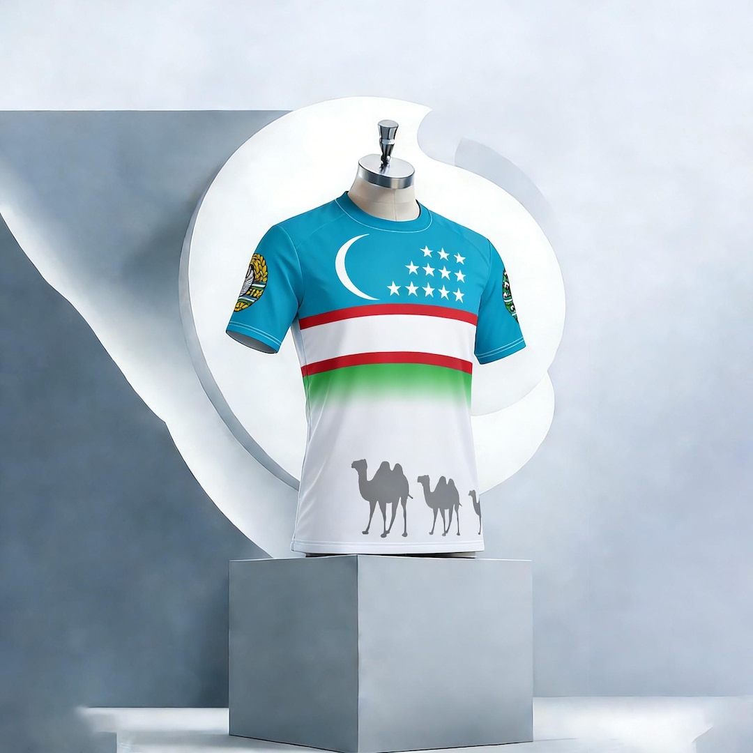 Uzbekistan Soccer Uniform Personalized, Cultural Style Football Jersey ...