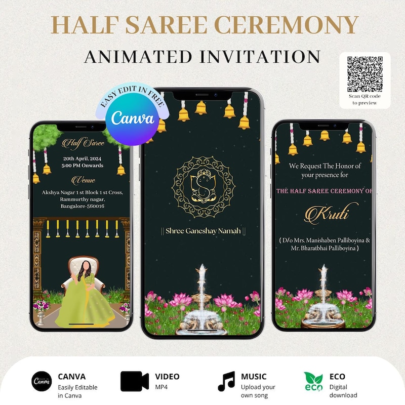 Puberty Ceremony Invitation - Etsy