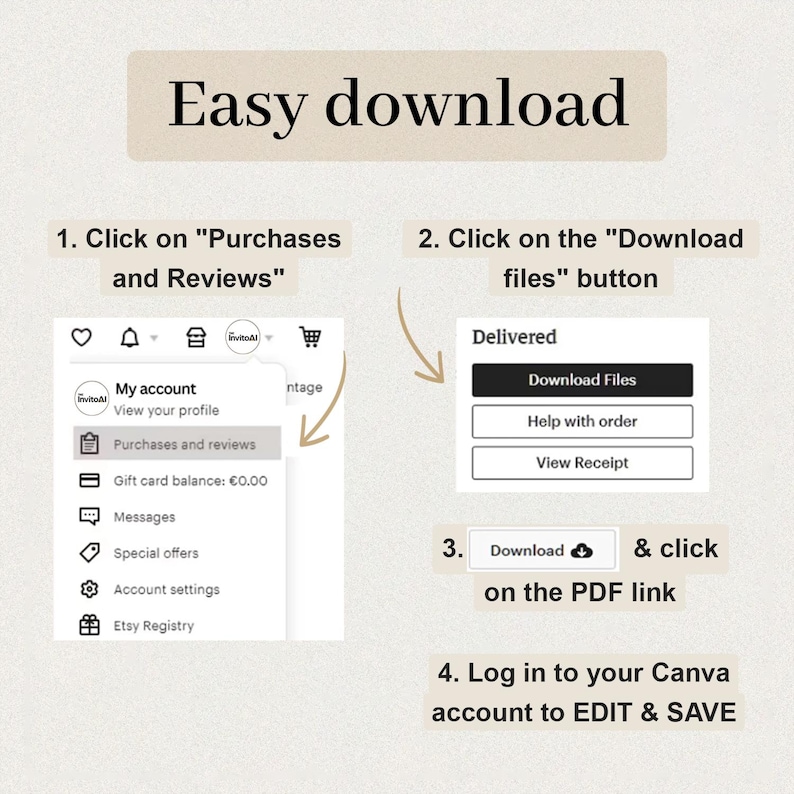 Editable Bhagavad Gita Invitation Template | Hindu Wedding Digital ...