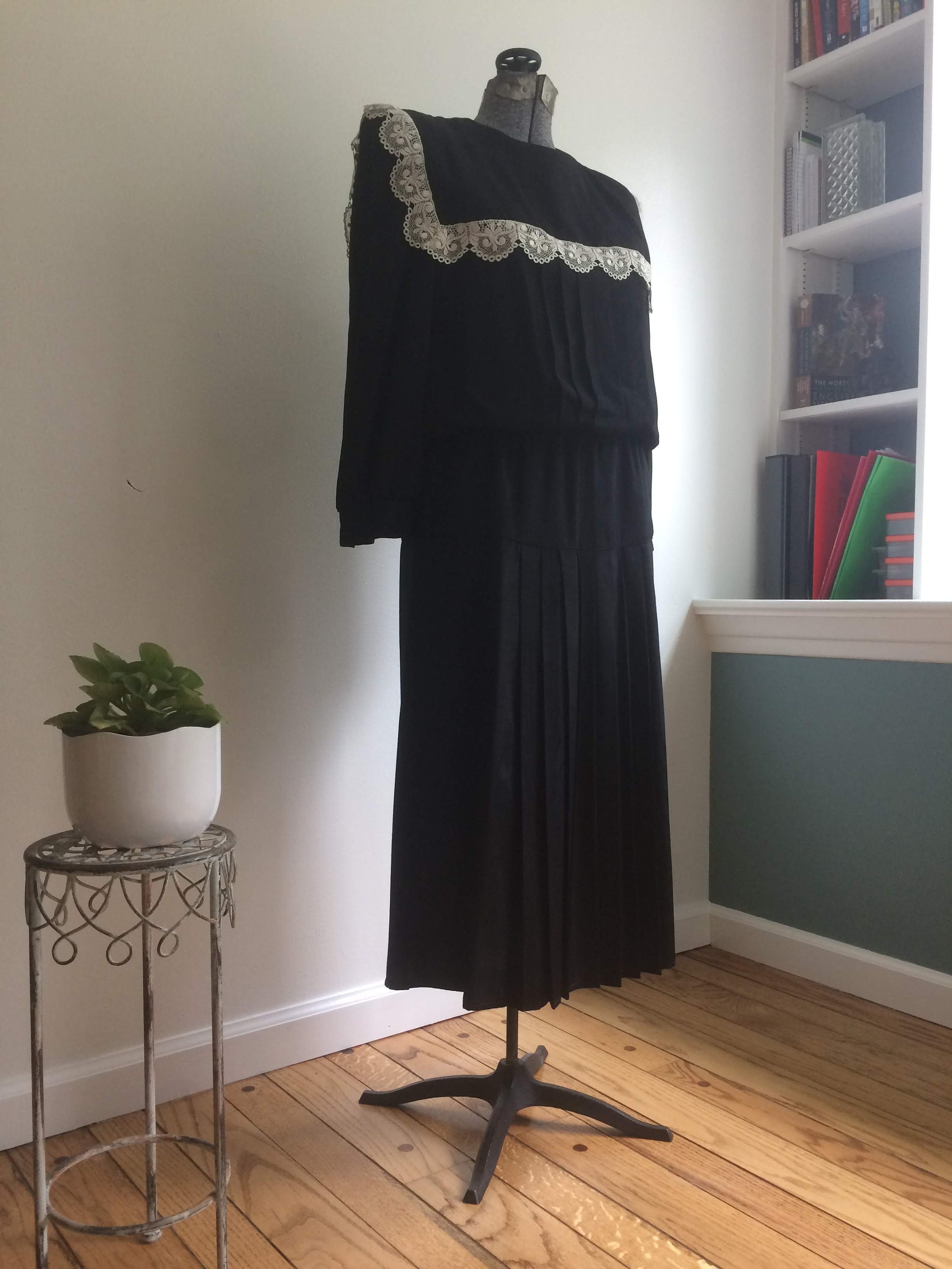 80s Country Style/school Girl/gothic Dress - Etsy