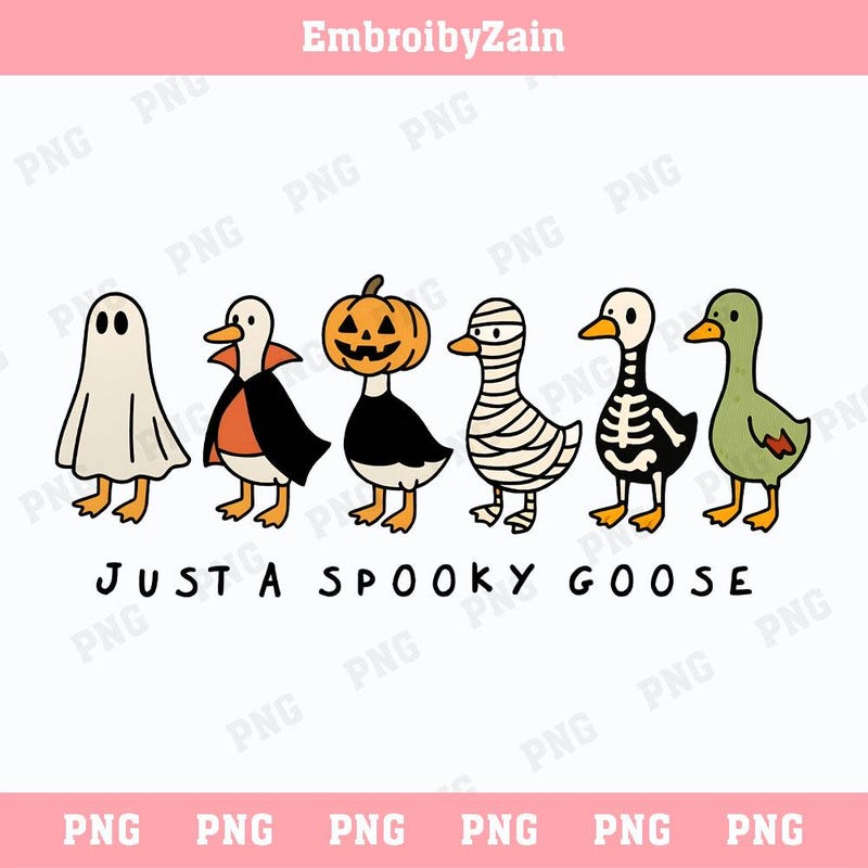 Halloween Silly Goose Svg - Etsy