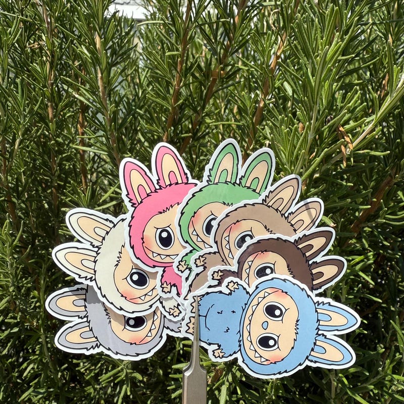 Labubu Stickers - Etsy