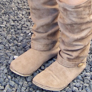 How to Make Boots - Women's Slouchy Boots Vegan PDF Sewing Pattern ...