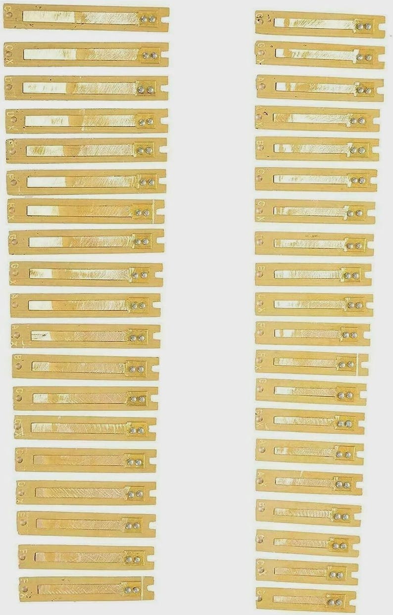 Naad Indian Musical Instrument 39 Sur Deep Male Harmonium Reeds Class ...