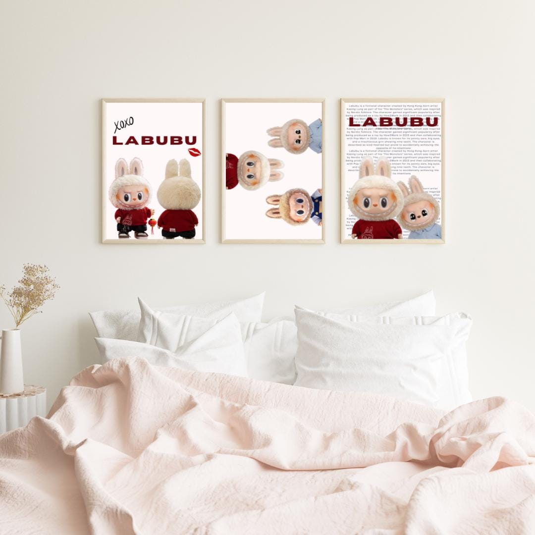 Labubu Posters Bundle: Modern Inspirational Wall Art (digital Download ...