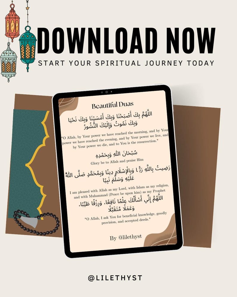 Muslim Planner Printable: Islamic Journal & Prayer Tracker (PDF ...