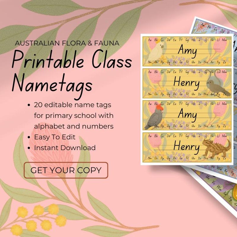 Native Name Tags - Etsy