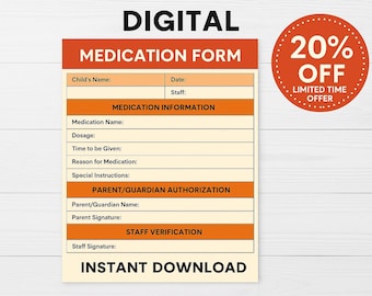 Daycare Forms Bundle PDF – Printable & Fillable Daily Log, Parent Communication, Cleaning ...