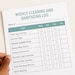 Weekly Daycare Cleaning Log Printable – Editable Sanitizing Checklist ...