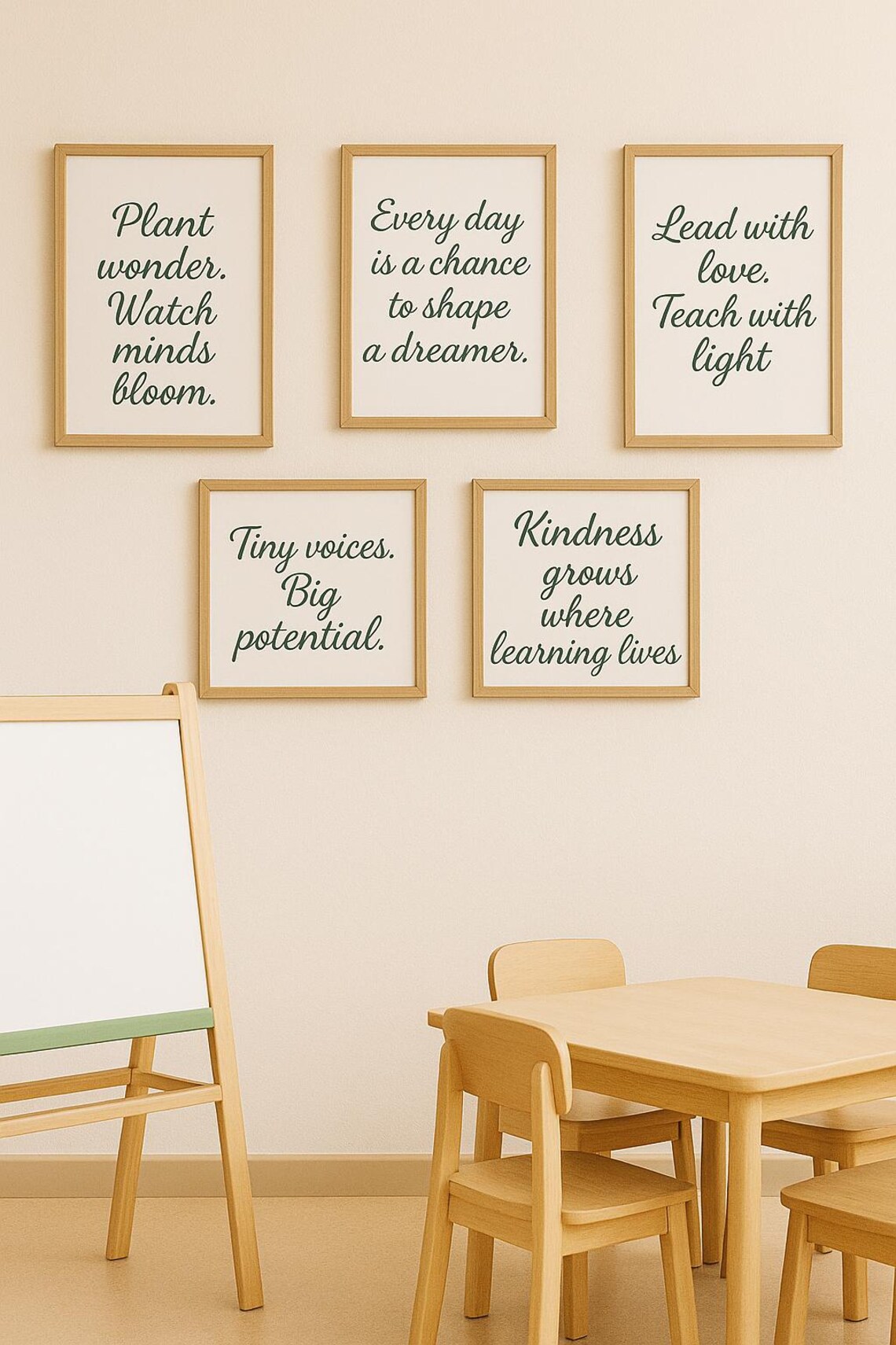Printable Classroom Quote Wall Art – 5 Motivational Designs for ...