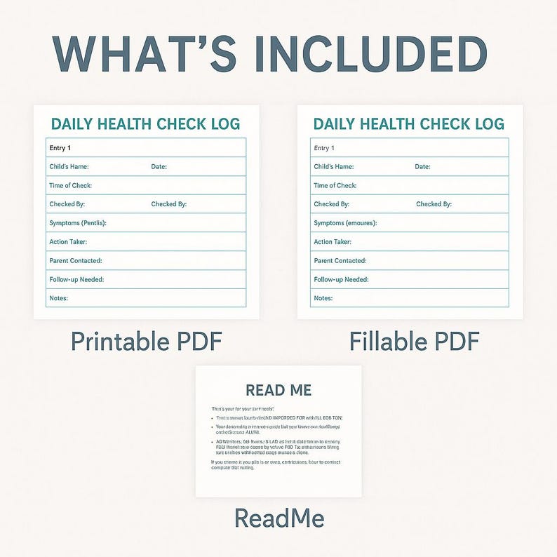 Emergency Drill Log Printable, Editable Fire Drill Tracker PDF, Daycare ...