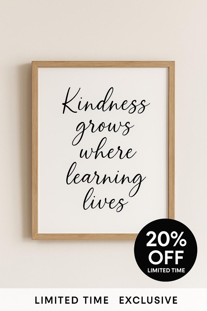 Printable Classroom Quote Wall Art – 5 Motivational Designs for ...